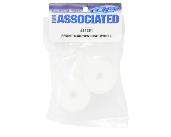 Associated AS21251 - Associated RC18B Narrow Dish Wheel - white ...