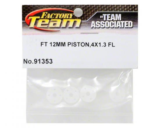 Associated AS91353 - Associated 12mm Big Bore FT Pistons 4 Hole X 1.3mm ...
