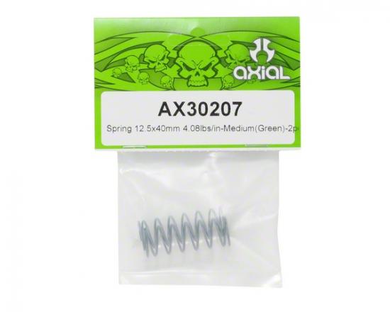 Axial AX30207 - Axial Spring 12.5x40mm 4.08 lbs/in - Medium (Green ...