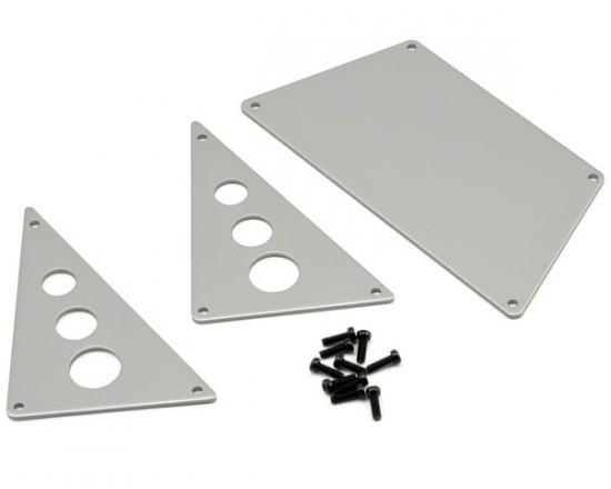 Axial AX30530 - Axial Front Skid Plates - Tube Style Bumber - Silver ...
