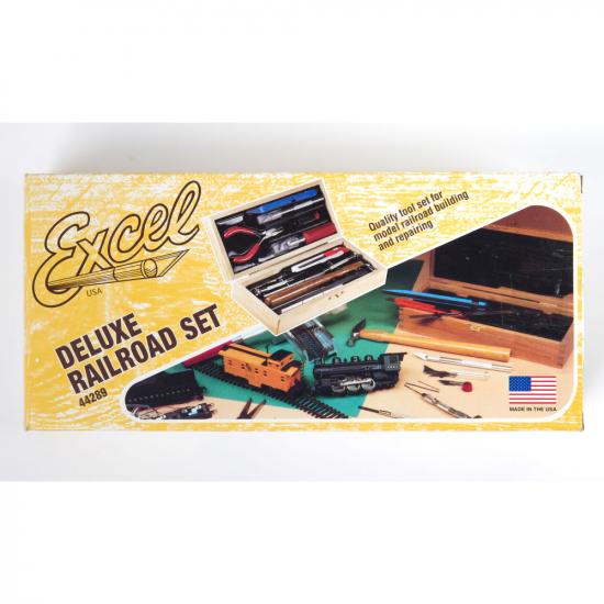 Excel EXL44289 - Excel Deluxe Wooden Railroad Tool Set (Boxed) | Excel ...