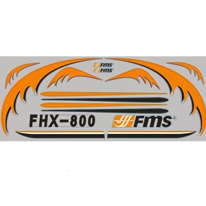 FMS FS-SN112 - FMS Easy Trainer 800 Decal Sheet | Other FMS Spares ...