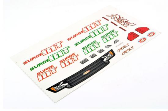 FTX FTX7275MT - FTX Surge Monster Truck Decal SHeet | FTX Surge Spares ...