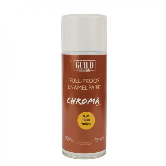 Guild Materials Matt Enamel Fuel-Proof Paint Cub Yellow 400ml