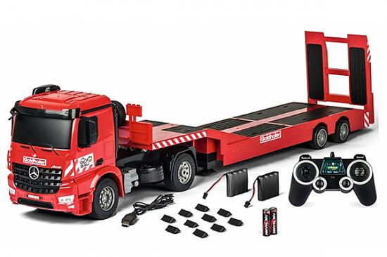 Carson 1:20 Mercedes Aroc Goldhofer Truck And Trailer | RC (Remote ...
