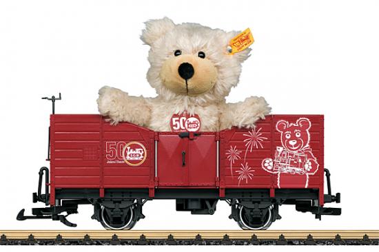 LGB L42229 - LGB Open Goods Wagon With Steiff Teddy | Model Train ...