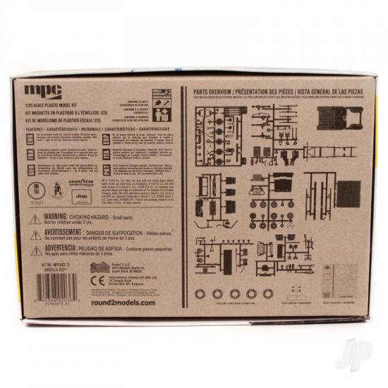 MPC MPC882 - MPC Godzilla Army Jeep | Plastic Model Car Kits ...