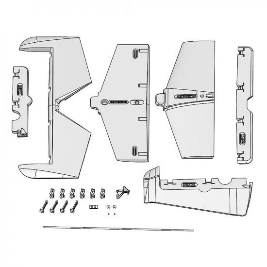 Multiplex MPX224410 - Multiplex Rudder/elevator Set Rockstar ...
