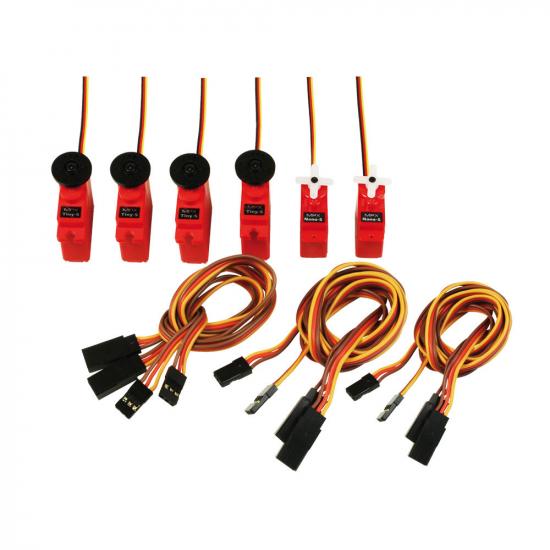 Multiplex Servo Set Heron with Extension Leads (MPX65170)