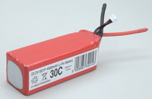 Ripmax O-HE6S1P450030A - Hi-Energy 6S 4500mAh 30C Li-Po | LiPo ...