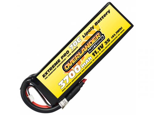 Overlander OL-533 - 3700mAh 3S 11.1v 70C LiPo Battery - Overlander ...