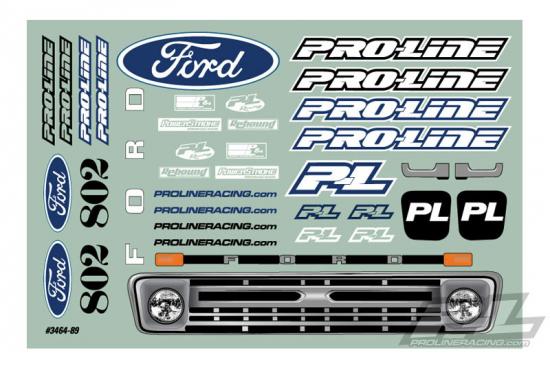 ProLine PRO3464-00 - ProLine 1966 Ford F-100 Clear Bodyshell - Fits ...