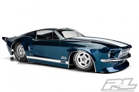 ProLine PRO3573-00 - ProLine 1967 Ford Mustang Clear Drag Body For 22S ...