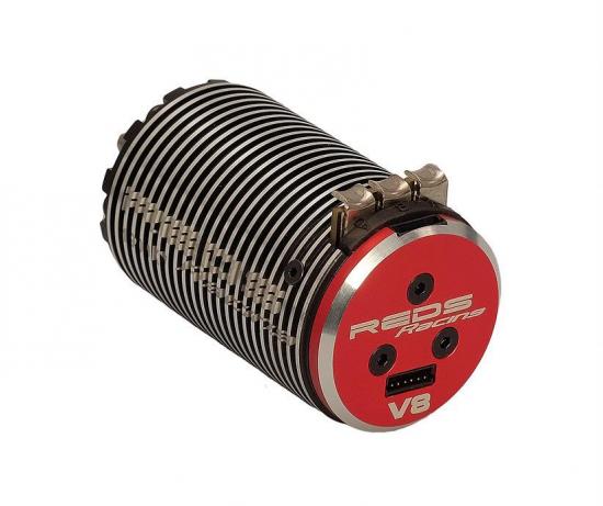 REDS REDMTEG0004 - Brushless Motor REDS V8 1900Kv 4 Pole Sensored Gen 2 | REDS Spares ...