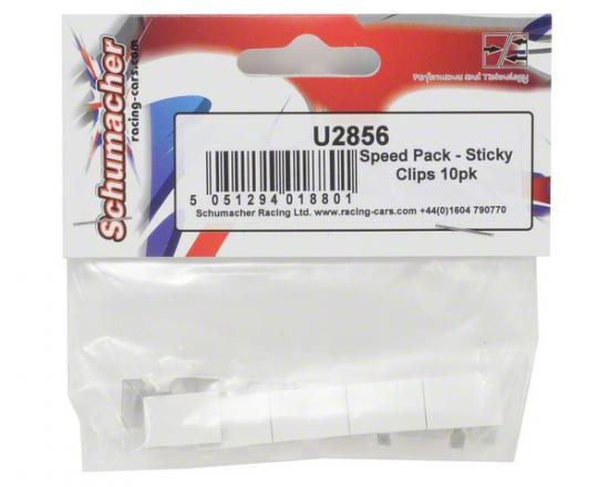 Schumacher U2856 - Speed Pack - Sticky Cable Clips (10) | Cable Ties ...