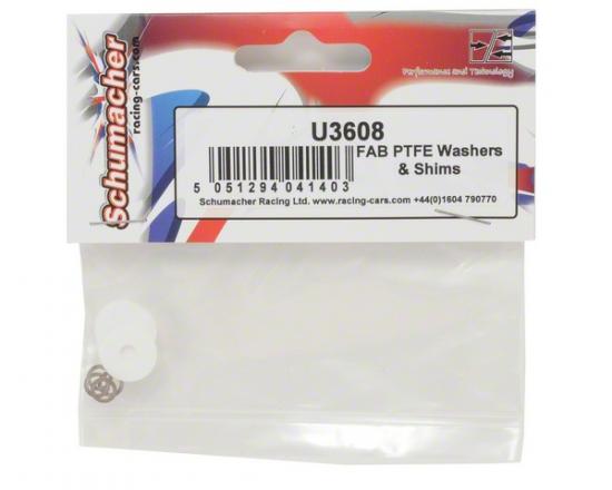 Schumacher U3608 - FAB PTFE Washers & Shims | Schumacher CAT SX2 Spares ...