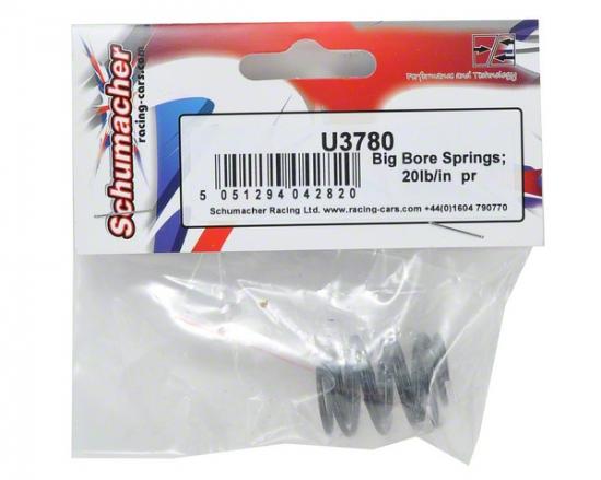 Schumacher Big Bore Springs 20 lb/in (2) - SCH-U3780