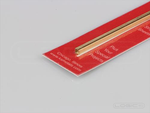 K+S Metals W-KS9885 - 300mm Brass Channel 1/8 Inch (Pk1) | Materials ...