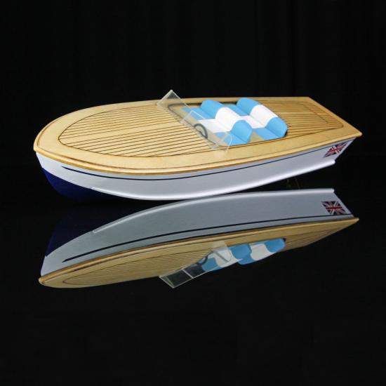 Riviera Motor Boat Kit 400mm – WBC1000 | Wooden Model Boat