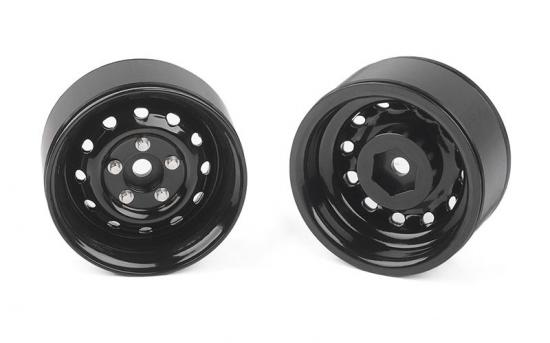 RC4WD Z-W0340 - RC4WD Heritage Edition Stamped Steel 1.9 Wheels (Black ...