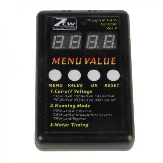 ZTW ZTW120000011 - ZTW LED Beast Program Card (for Beast Car ESC) | ZTW ...