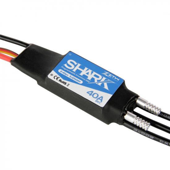 ZTW ZTW9040101 - ZTW Shark Marine 40A BEC ESC (2-4 LiPo) (Water-cooled ...