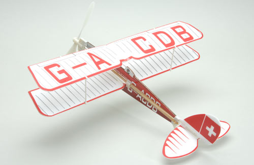 Ripmax A-ZT05401 - Aviator Tiger Moth Rubber Powered Glider | RC Plane ...
