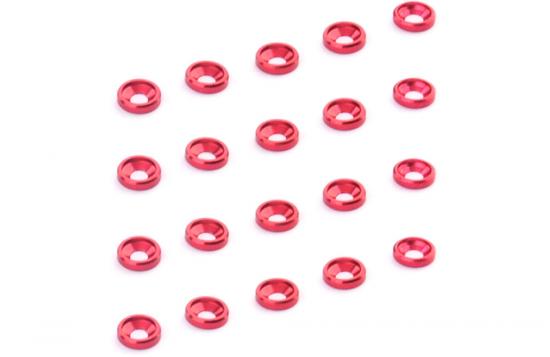 Thunder Tiger AD2523R - Red Anodized Washers X 20 | Thunder Tiger ...