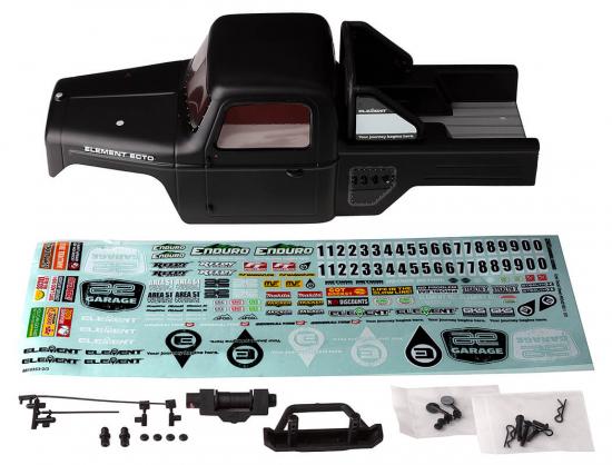 Element RC Enduro Ecto Black Painted Body Set EL42179