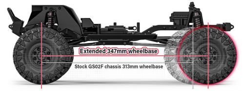 GMade GS02F Spider Portal TS Assembly Kit | GM57014