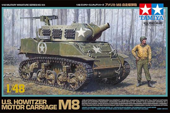 Tamiya 32604 - Italeri 1/48 Howitzer Motorcarriage M8 | Aircraft ...