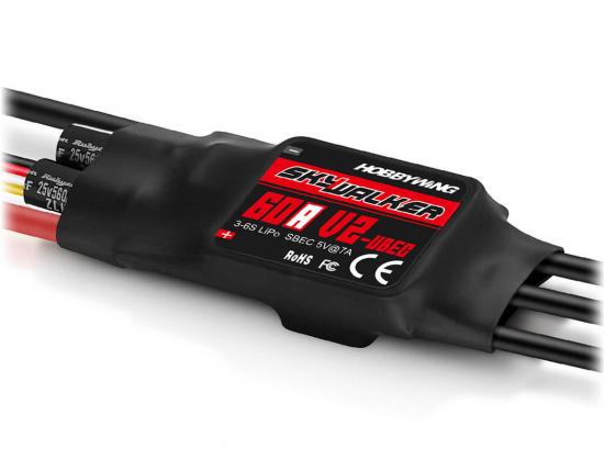 Hobbywing HW30216101 - Hobbywing Skywalker 60A V2 Speed Control ...