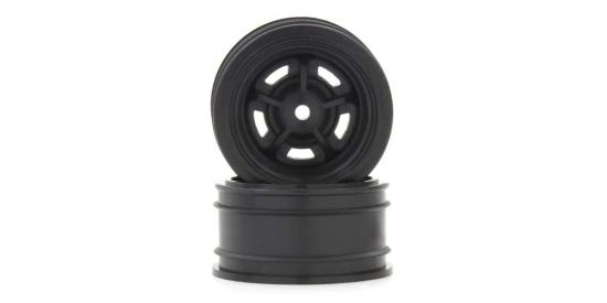 Kyosho K.FAH703BK - Kyosho 1:10 Wheel Rostyle Black (2) | Kyosho Fazer ...