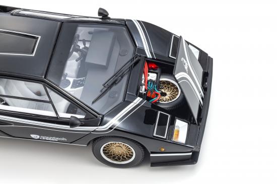 Kyosho KS08320C - Kyosho 1:18 Lamborghini Countach LP500R Black-White ...