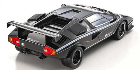 Kyosho KS08617BK - Kyosho 1:12 Lamborghini Countach LP500R 1982 Black ...