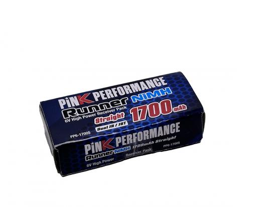 Pink Performance PP6-1700S - Pink Runner Rx NiMh 6.0V-1700 (Dual JR-JST ...