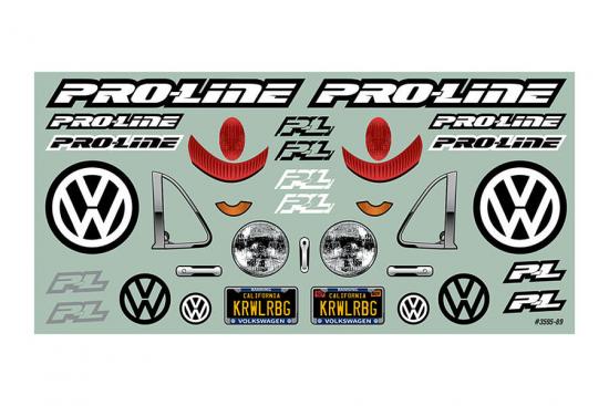 ProLine VW Beetle Clear Crawler Body 313mm WB | PRO3595-00