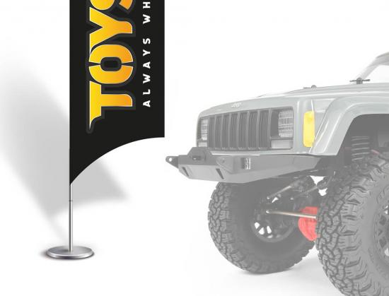 Crawler Park TWD100013 - Crawler Park Toyswd 1:10 Scale Beach Flags ...
