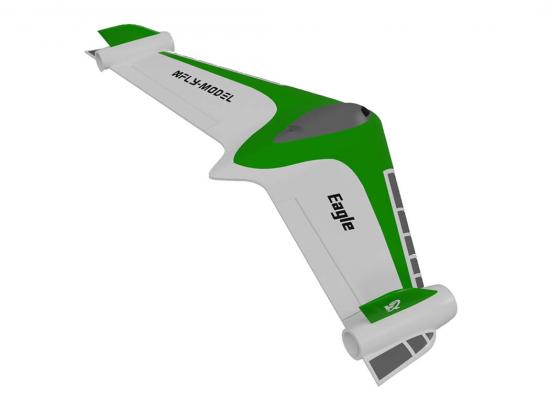 XFly Eagle 40mm EDF Flying Wing PNP w/ Gyro - Green