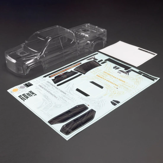 Arrma BIG ROCK CREW 4X4 Clear Body (Trimmed) ARA-1381