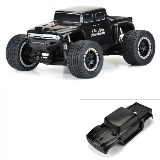 ProLine PRO361018 - ProLine Pre-Cut Ford F-100 Bash Armor Black Body: X ...