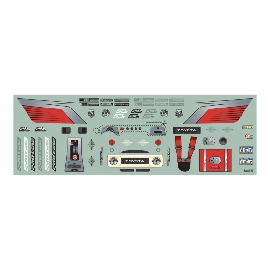 ProLine PRO366300 - ProLine 1:24 1979 Toyota Land Cruiser FJ40 Clear ...