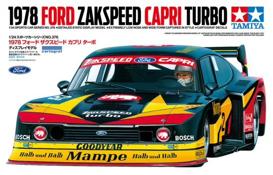 Tamiya 24376 - Tamiya 1:24 1978 Ford Zakspeed Capri Turbo | Vehicle ...