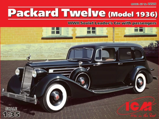ICM ICM35535 - Packard Twelve (Model 1936) - WWII Soviet LeadersCar ...