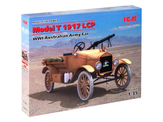 ICM ICM35663 - Model T 1917 LCP - WWI Australian Army Car | Plastic ...