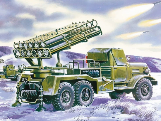 ICM ICM72591 - BM-24-12 - Multiple Launch Rocket System on ZiL-157 base ...