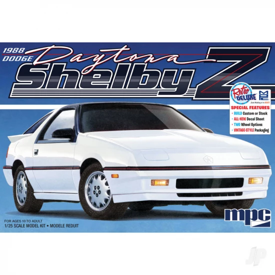 MPC MPC1009 - MPC 1988 Dodge Shelby Daytona | Plastic Model Car Kits ...