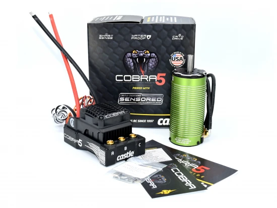 Castle Creations P-CC010-0179-03 - Castle Creations Cobra 5 ESC Combo ...