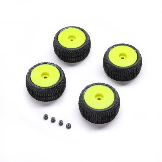 ProLine Blockade Micro‑T Tyres on Yellow Wheels (PRO-2632)