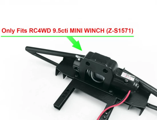 CML Racing VVV-C0446 - CML Racing Rc4Wd Rook Metal Front Bumper For ...